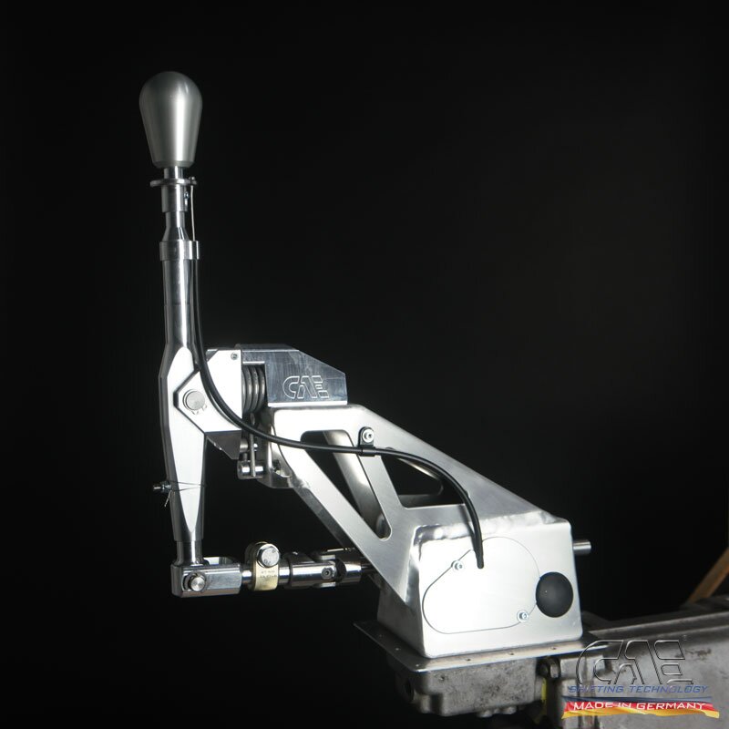CAE Ultra Shifter Kurzversion SHORTY / ZF anod. BLACK Alu silver - CA